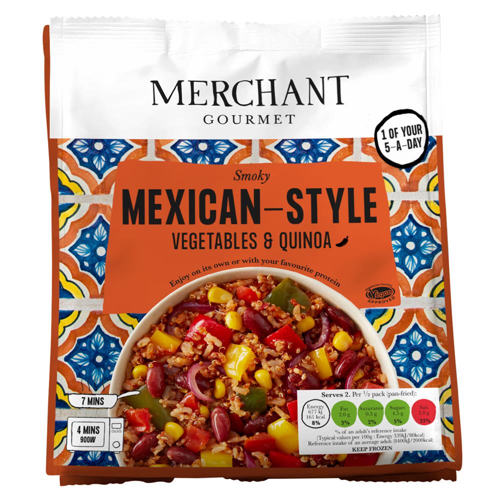 Merchant Gourmet Mexican-Style Veg & Quinoa (400g) — Mighty Plants