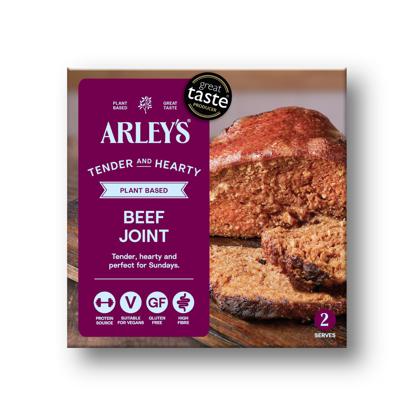 Arley's Plant-Based Beef Joint (200g) — Mighty Plants