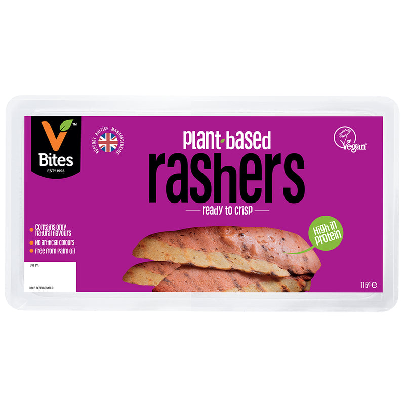 VBites Bacon Style Rashers (115g) — Mighty Plants