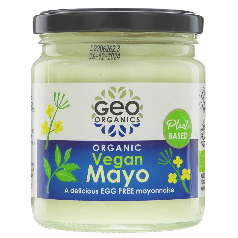 Geo Organics Organic Vegan Mayo (232g) — Mighty Plants